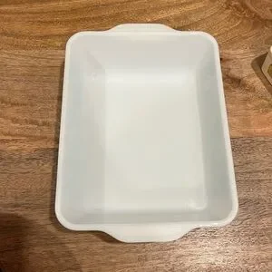 Pyrex | Kitchen | Pyrex White And Teal Bakeware Dish Amish Super Rare ...